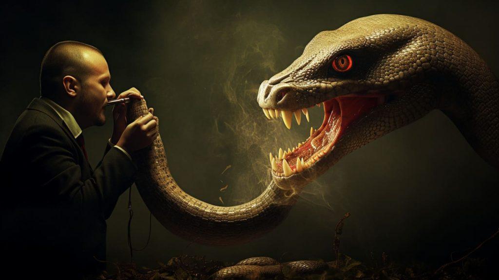Dream Of a Snake Eating Another Snake