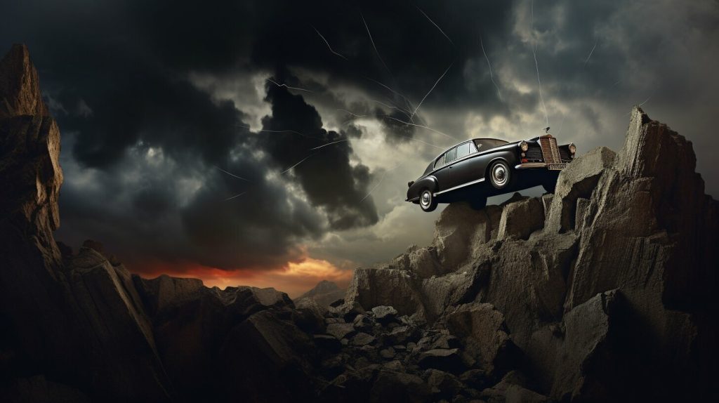 Driving Off a Cliff Dream Meaning